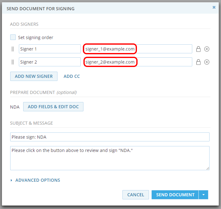 How do I add fields to my document? – DigiSigner